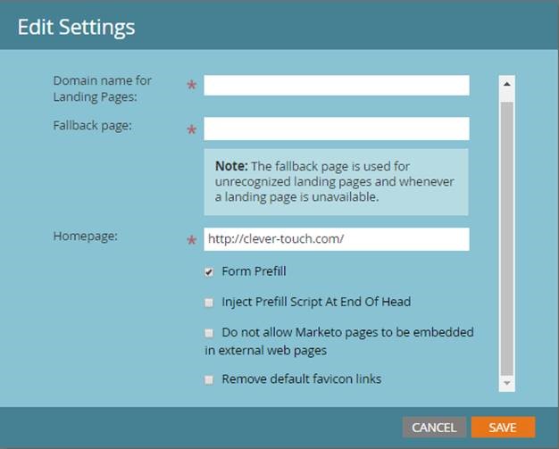 Using multiple landing page domains in Marketo